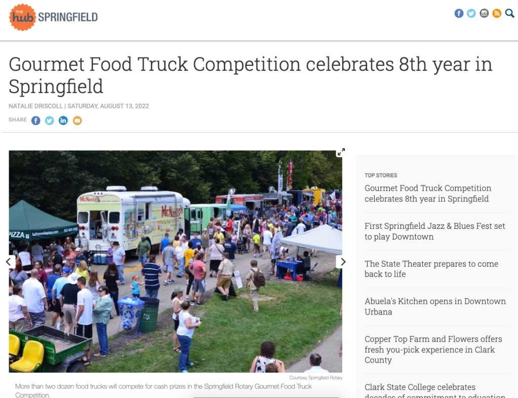 Food Truck News – Springfield Rotary